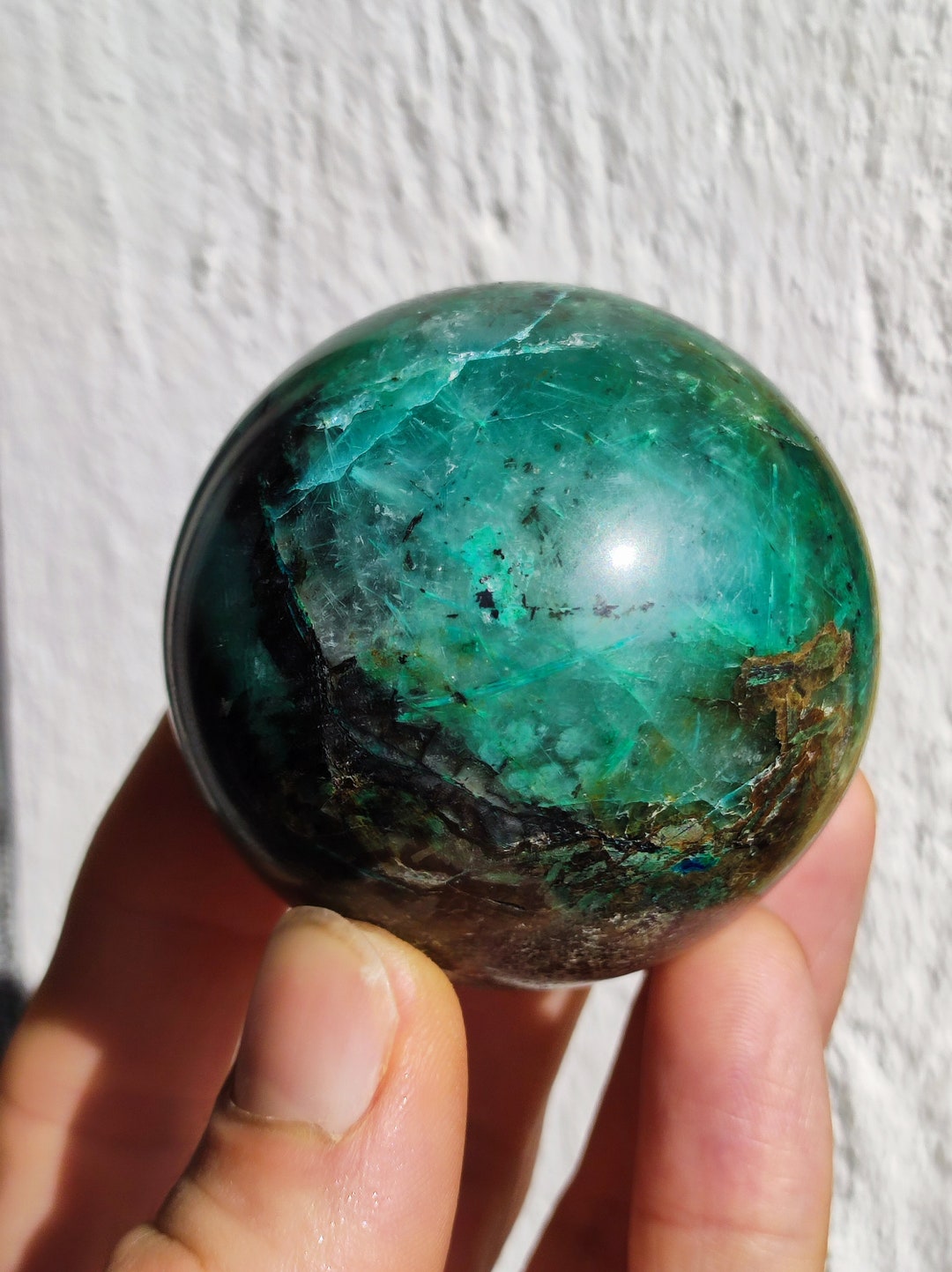 Quantum Quattro AAA Sphere Magic Gemstone Ball Massage & Deco Crystal ...