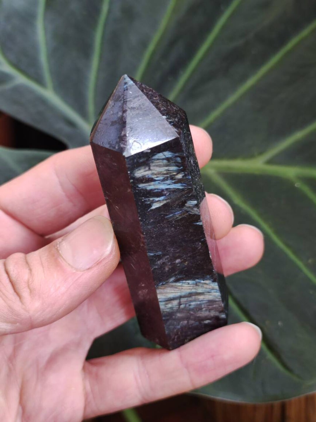 Astrophyllite Obelisk Tower Tip Magical Gemstone Decoration Crystal ...