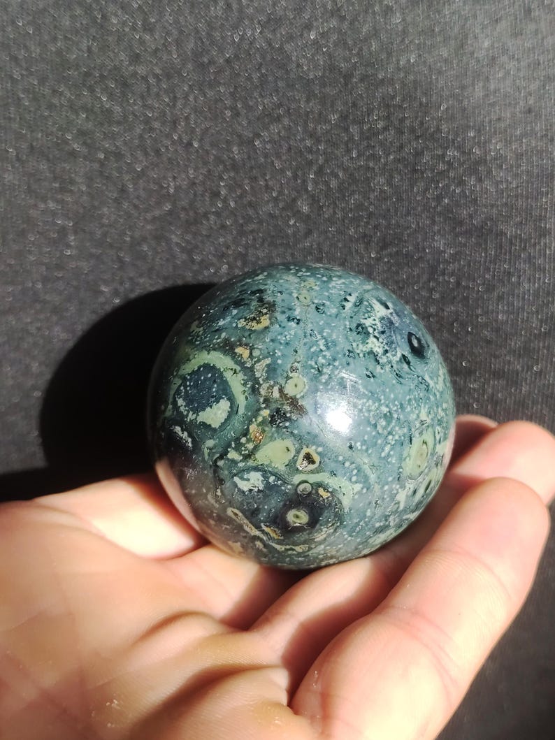 Kabamba Rhyolite / Eldarite - Gemstone Ball Decoration Sphere Crystal ...