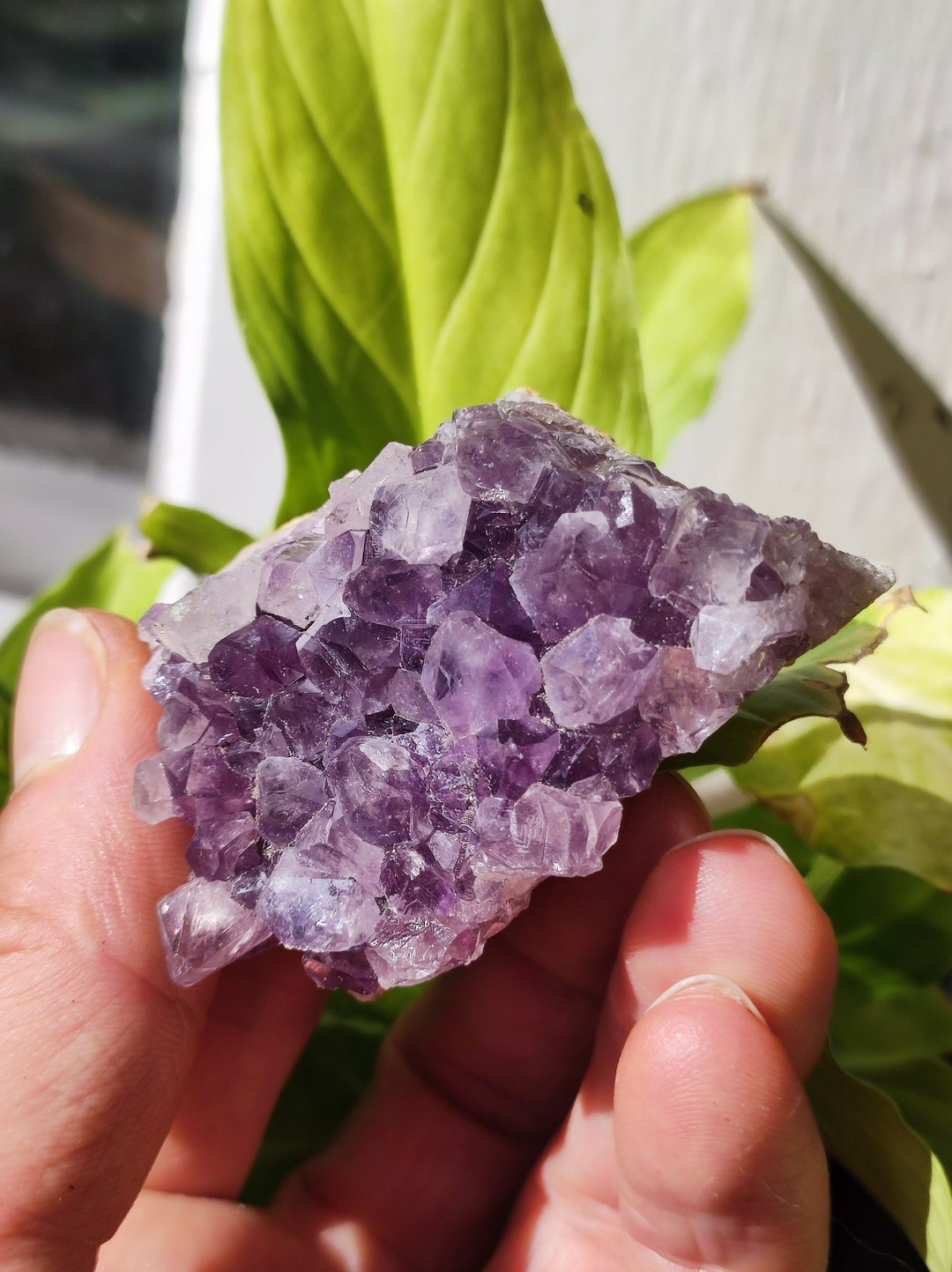 Amethyst Level Magical Gemstone Decoration Crystal Meditation HIPPIE ...