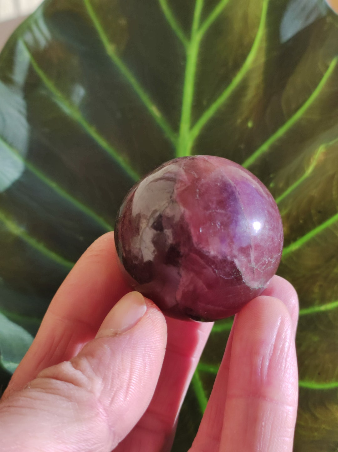 Tanzurine Red Cherry Tanzurine Quartz ~ Magical Gemstone Ball ...