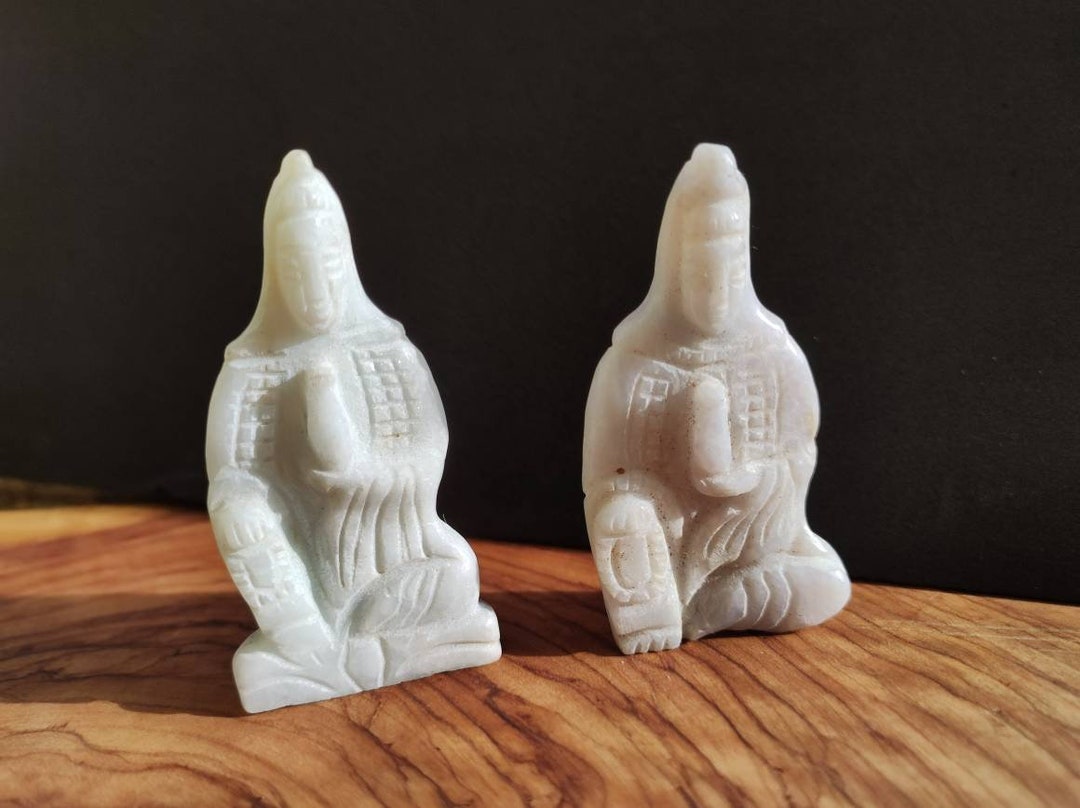 Buddha ~ Jade (burma) Monk Woman Meditation Figure ~ Magical Gemstone ...