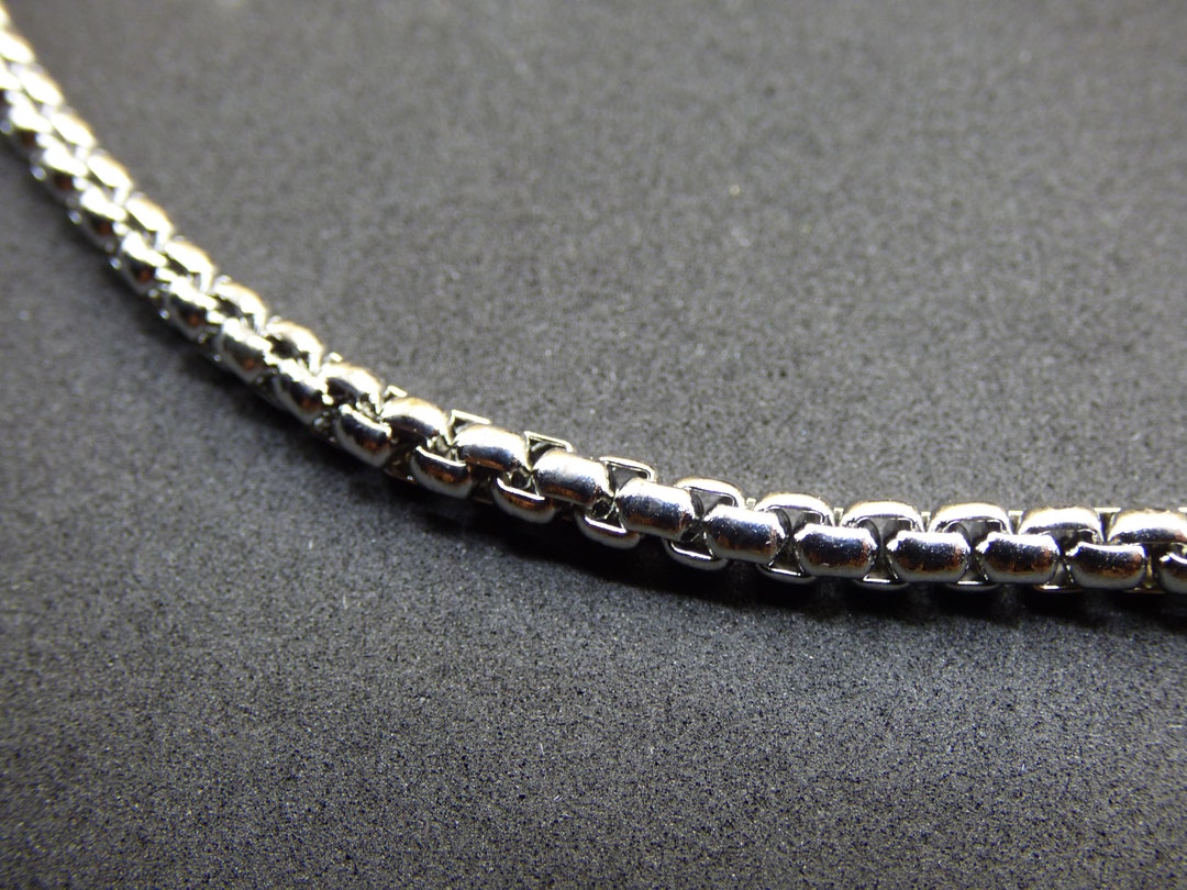 Box Chain Simple Men's Chain ~ Link Chain Eyelet Chain ~ Men's Jewelry ...