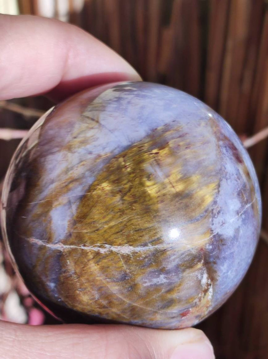 Pietersite ~ Magic Gemstone Sphere Massage & Decoration Crystal Play ...