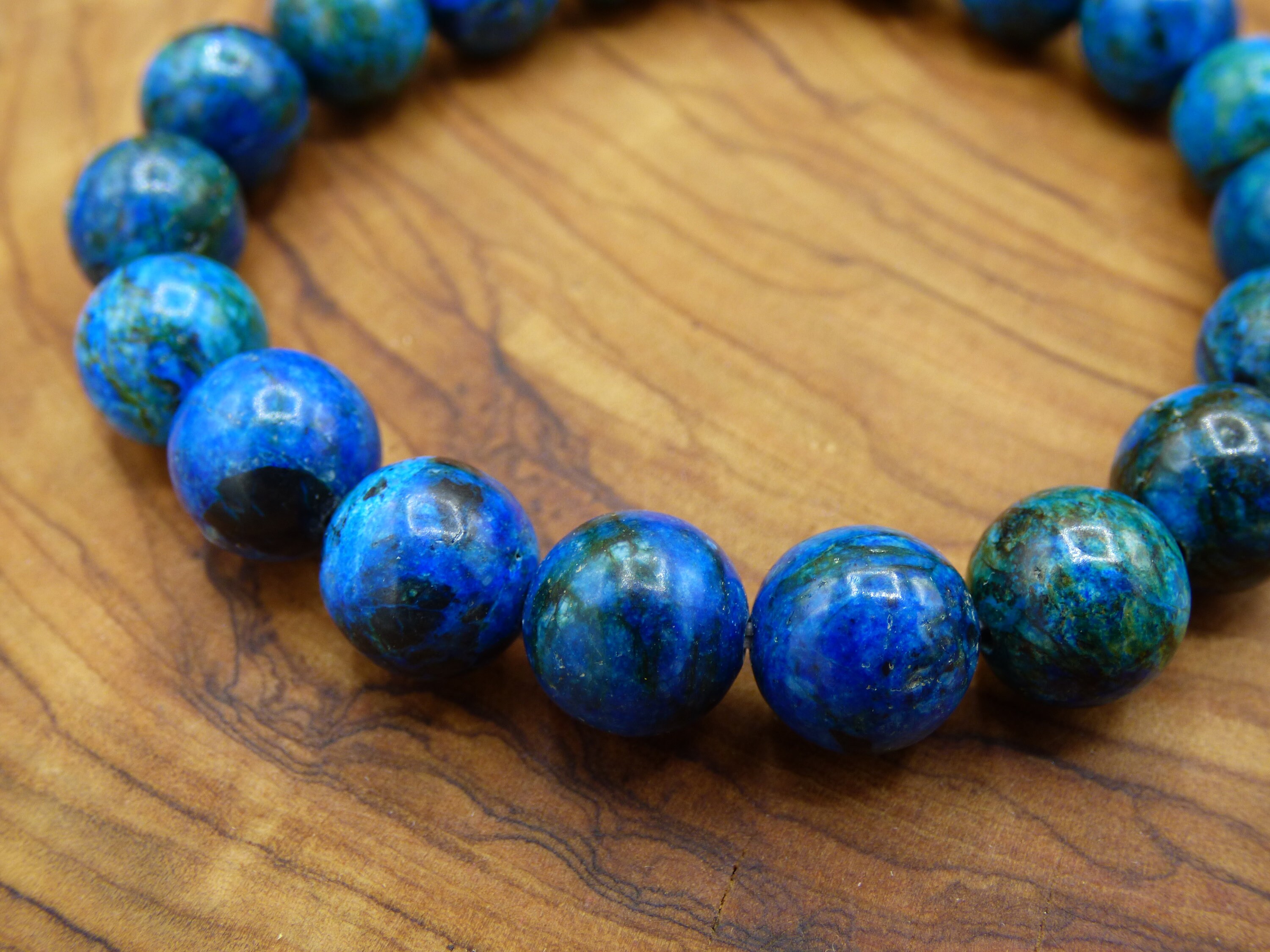 Variscite Blue AAA Gemstone Stretch Bracelet GOA Hippie | Etsy