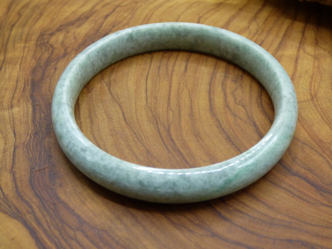Burma Jade Bangle Gemstone Bracelet HIPPIE GOA Boho Ethno Nature Indian ...