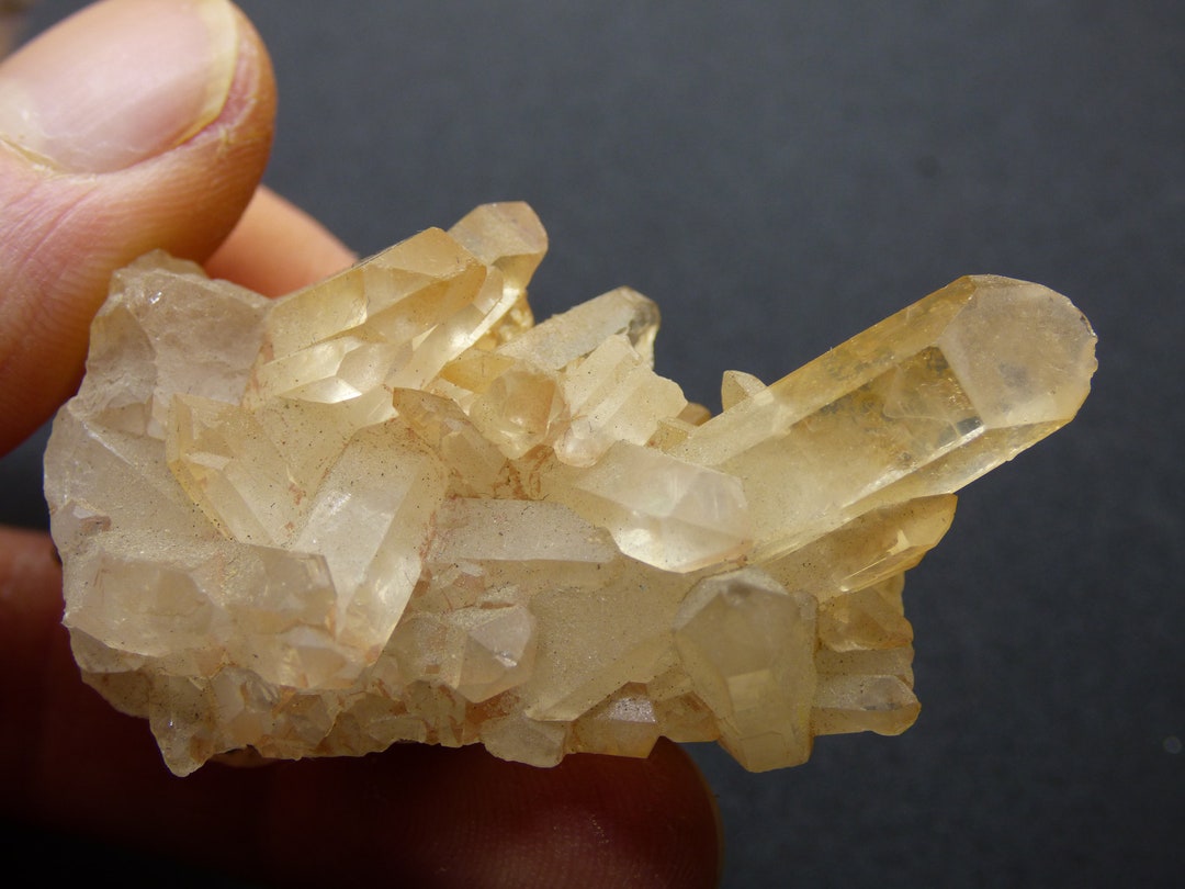 Tangerine Cluster / Level Rarity Magical Gemstone Decoration Crystal ...