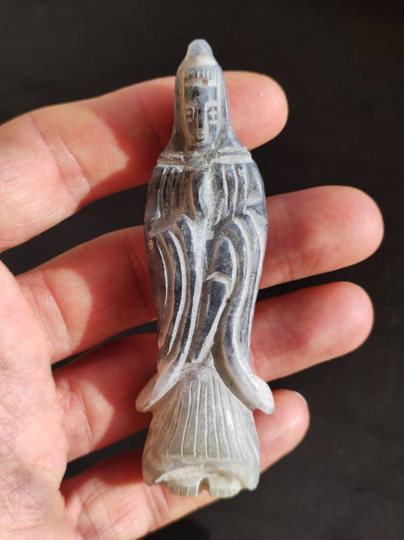 Buddha ~ Jade (burma) Monk Woman Meditation Figure ~ Magical Gemstone ...