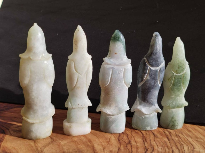 Buddha ~ Jade (burma) Monk Woman Meditation Figure ~ Magical Gemstone ...