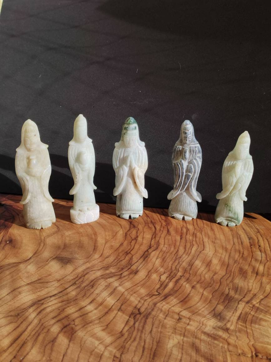 Buddha ~ Jade (burma) Monk Woman Meditation Figure ~ Magical Gemstone ...