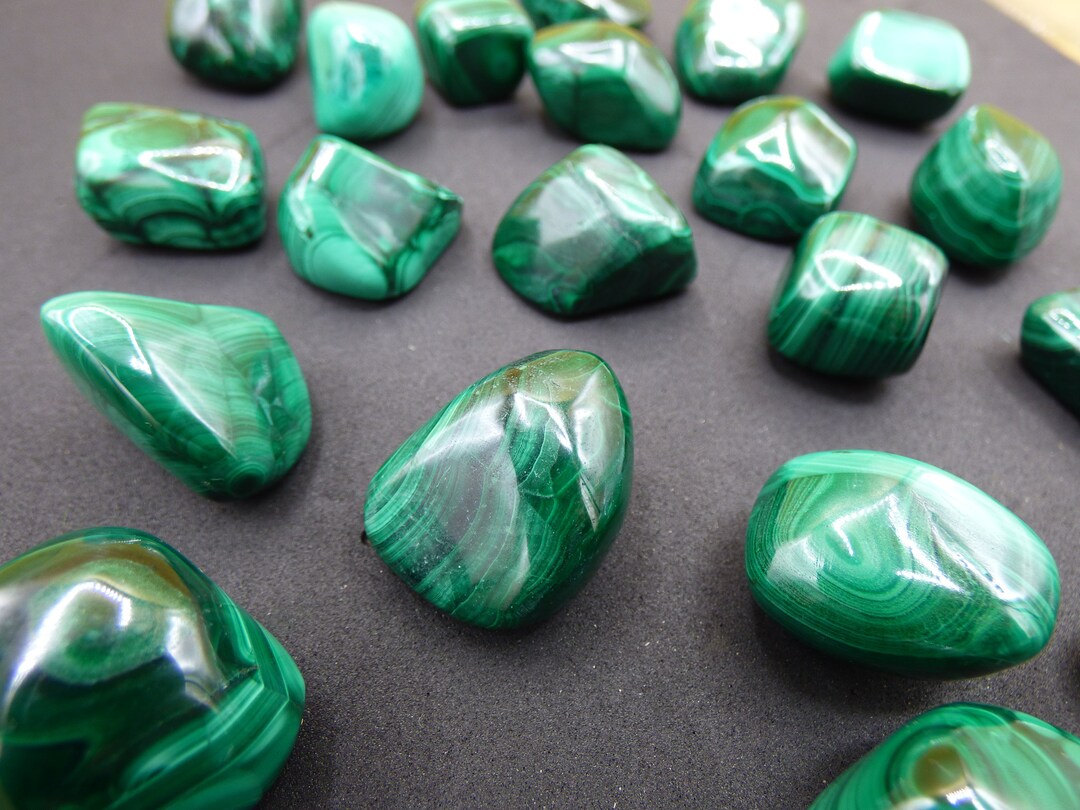 1x Malachite Healing Stone Meditation Ritual Indian Shaman Gemstone ...