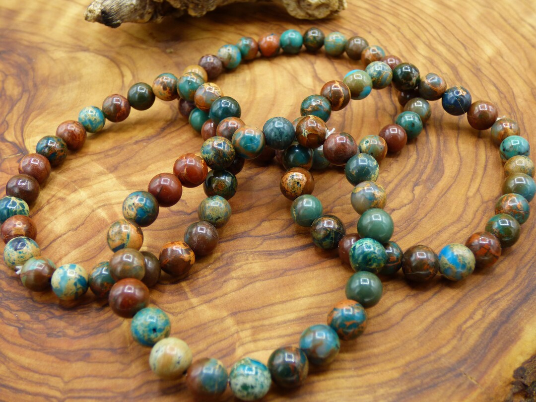 Opal Stretch Gemstone Bracelet GOA Hippie boho ethno indie nature ...