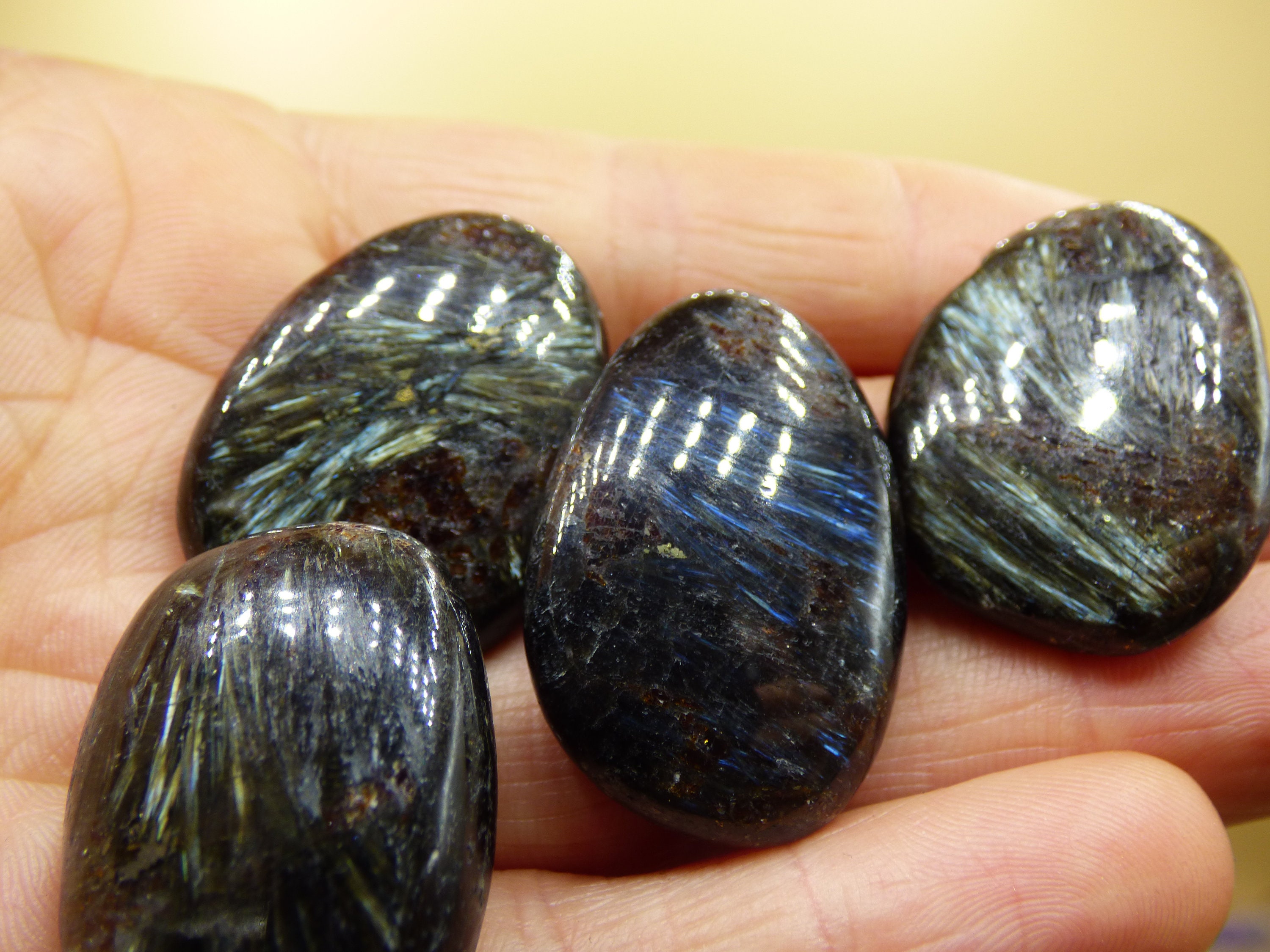 Anthophyllite / Astrophyllite~ Gemstone Necklace ~HIPPIE ~GOA ~boho ...