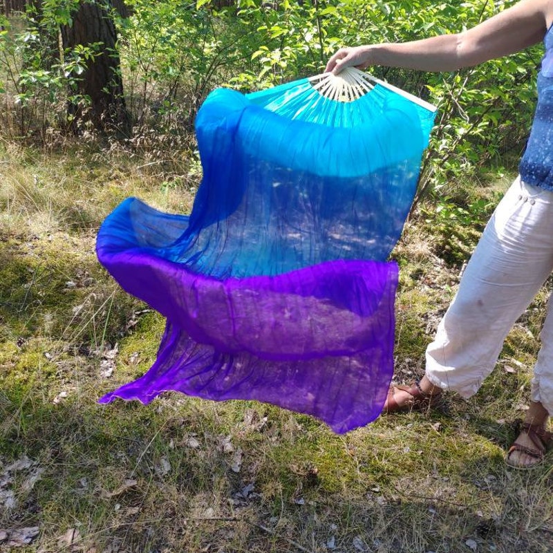 Silk Fan Veils - Etsy