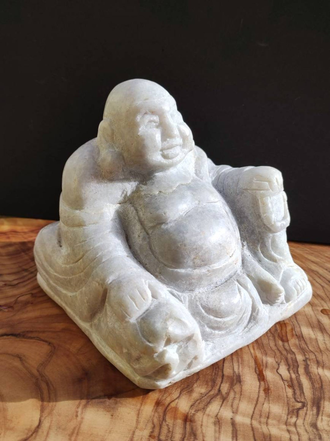 XXL Buddha ~ Jade (burma) Monk Meditation Figure ~ Magical Gemstone ...