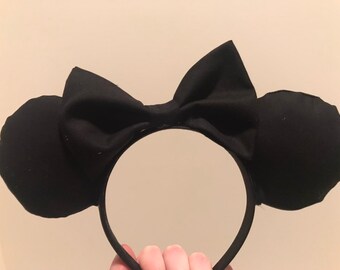 Signature Mickey Inspired Ears-black - Etsy