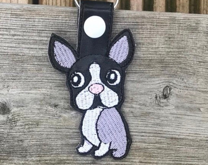 Frenchie Keyring Personalised Pet Keyring French Bulldog Memory Charm ...