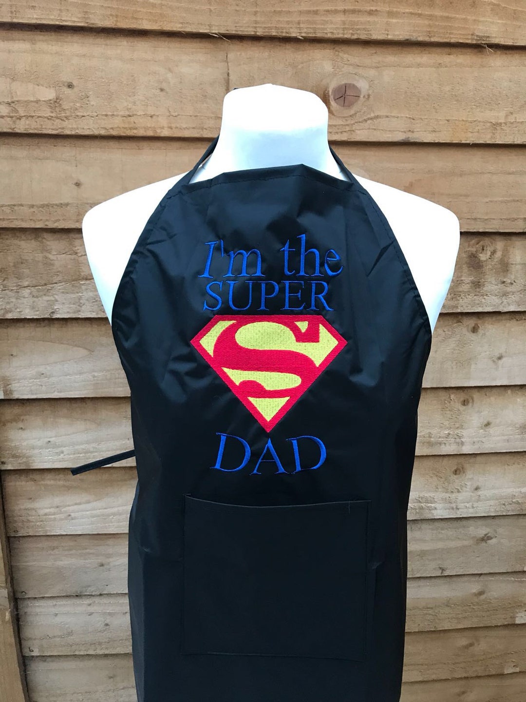 Embroidered Apron, BBQ Apron, Mens BBQ Apron, Cooking Apron, Father's ...