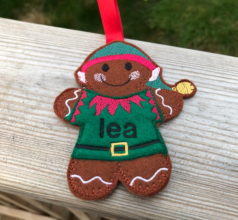 Christmas Gingerbread Elf Decoration Gingerbread Tree - Etsy
