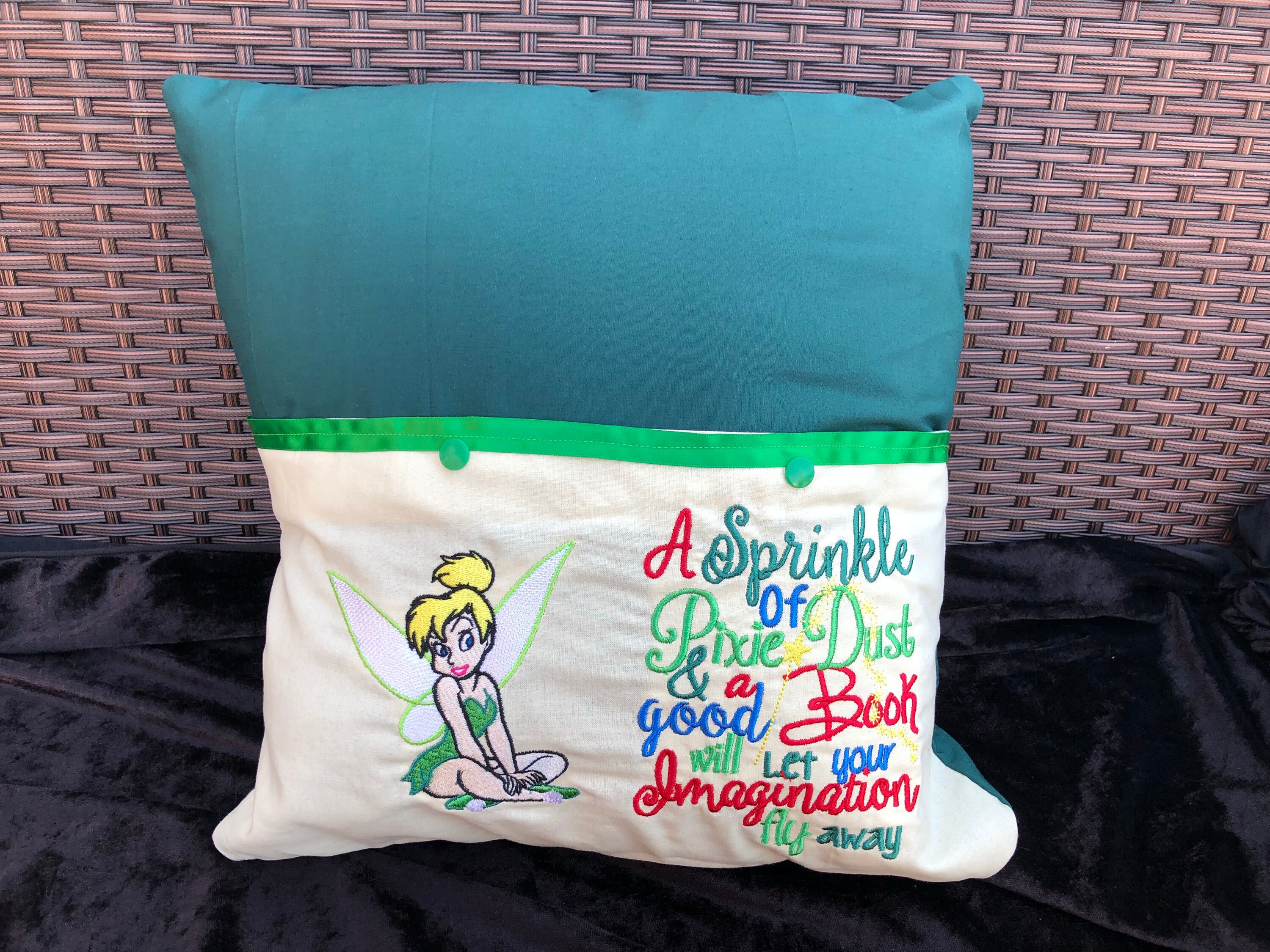 Reading pillow reading cushion pixie cushion fairy pillow | Etsy