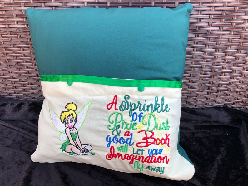 Reading pillow reading cushion pixie cushion fairy pillow | Etsy
