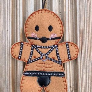 Naughty Leather Gingerbread Man, Leather, Gingerbread, Gift, Pride ...