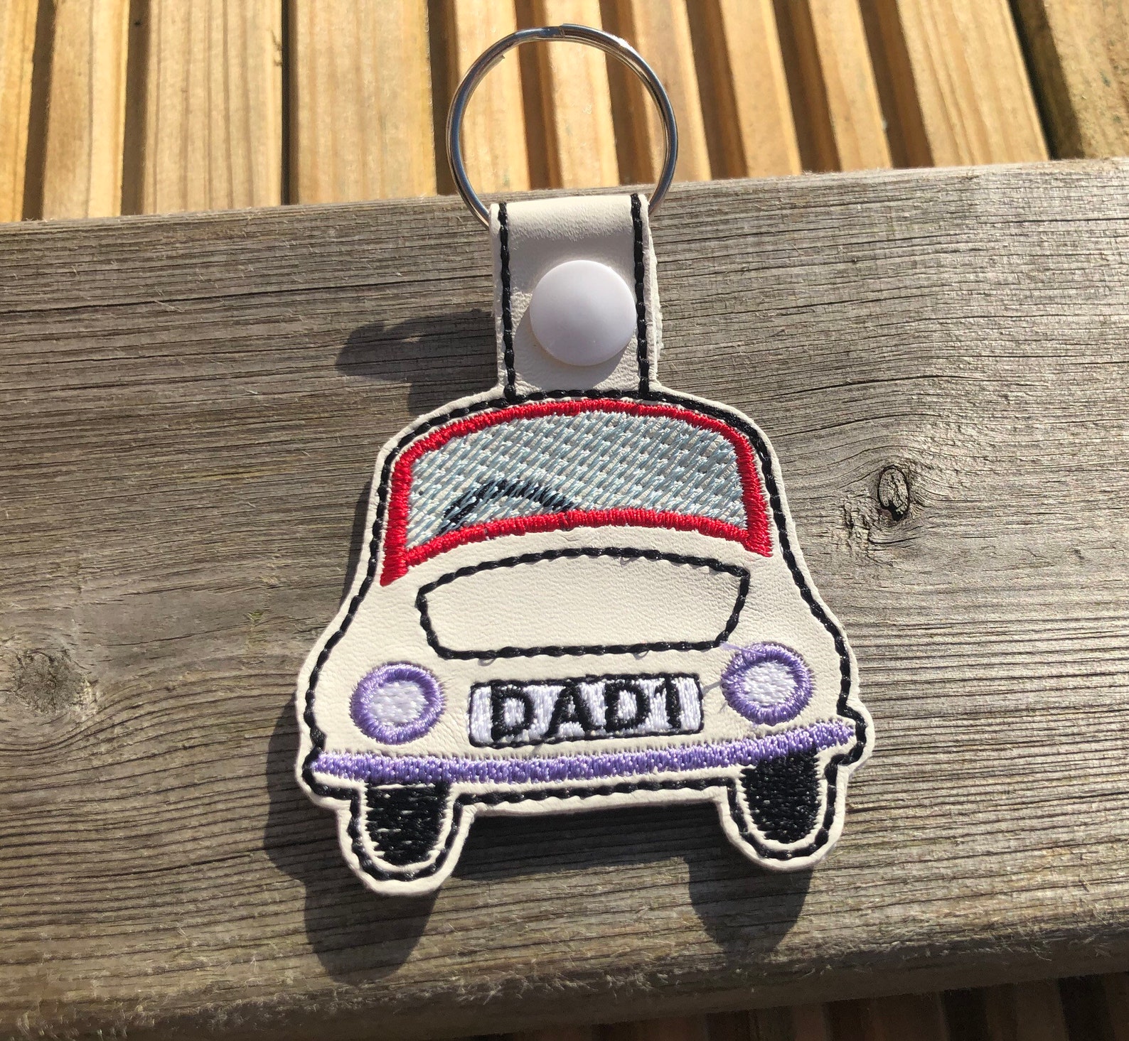 Dad Keyring Personalised Dad Keyring Car Keyring | Etsy