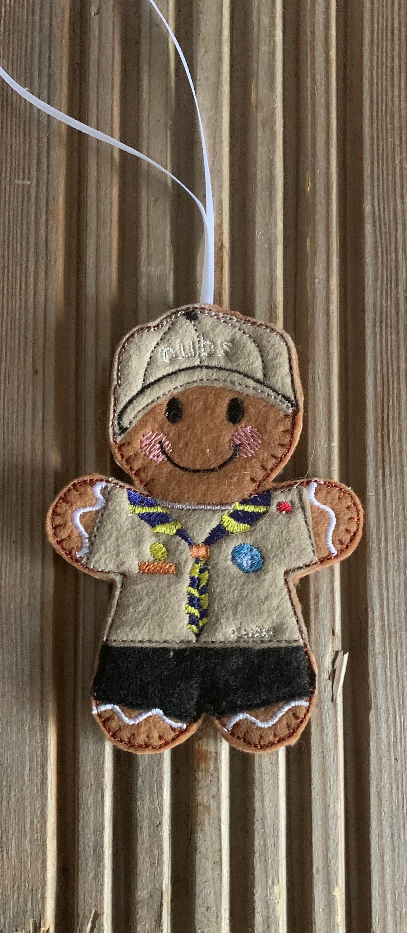 Cubs Gift Cubs Gingerbread Man Hanging Gingerbread Man - Etsy UK