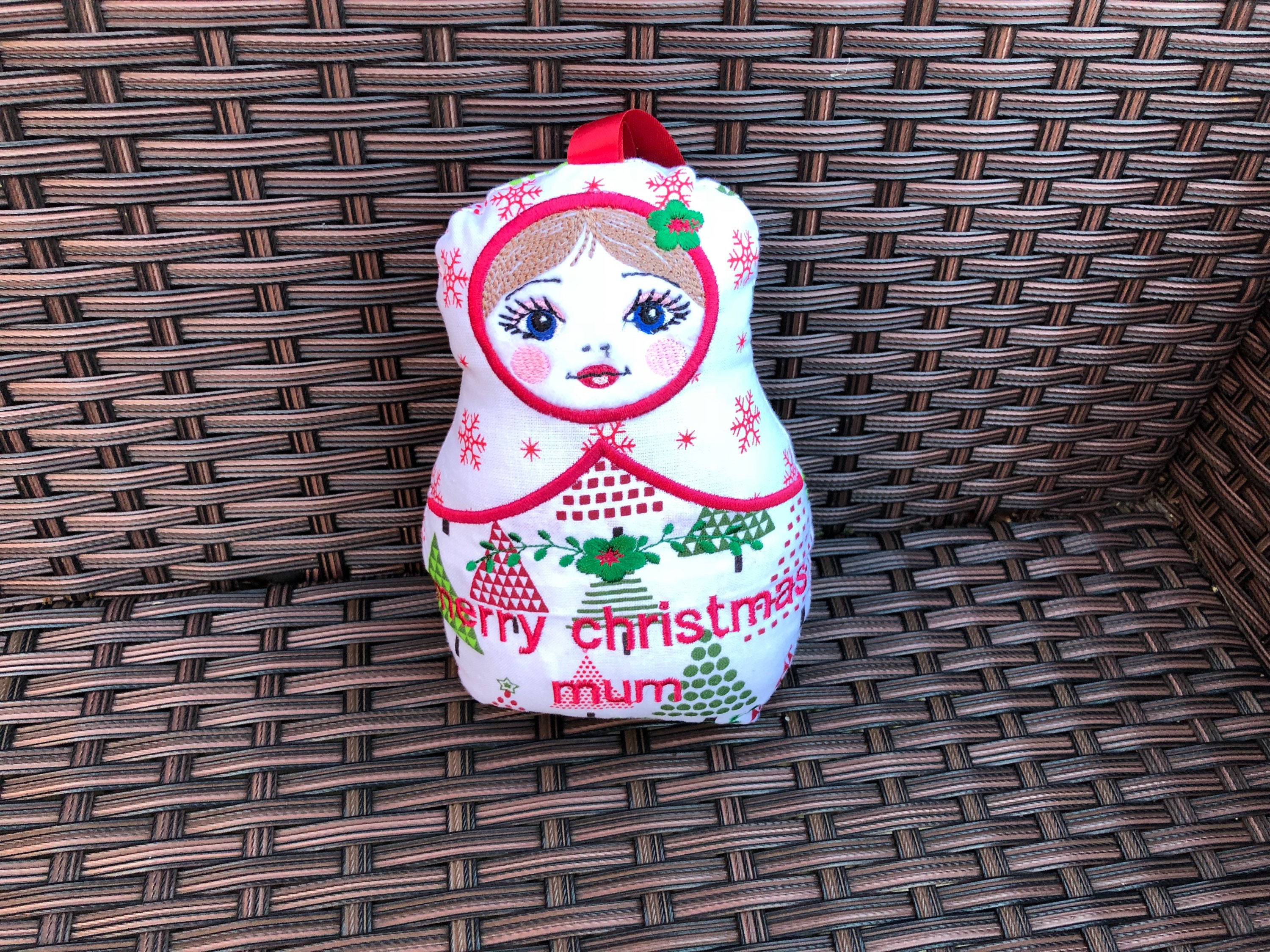 Personalised Babushka Doll, Babushka Doll, Personalised Doll, Lavender ...