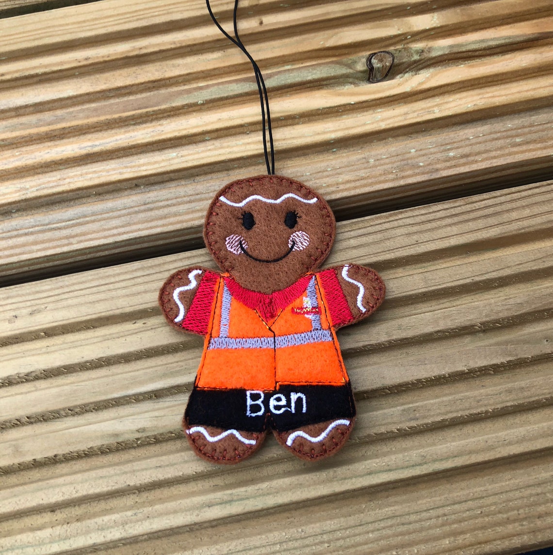Postman Gift, Postman Gingerbread Man, Hanging Gingerbread Man ...