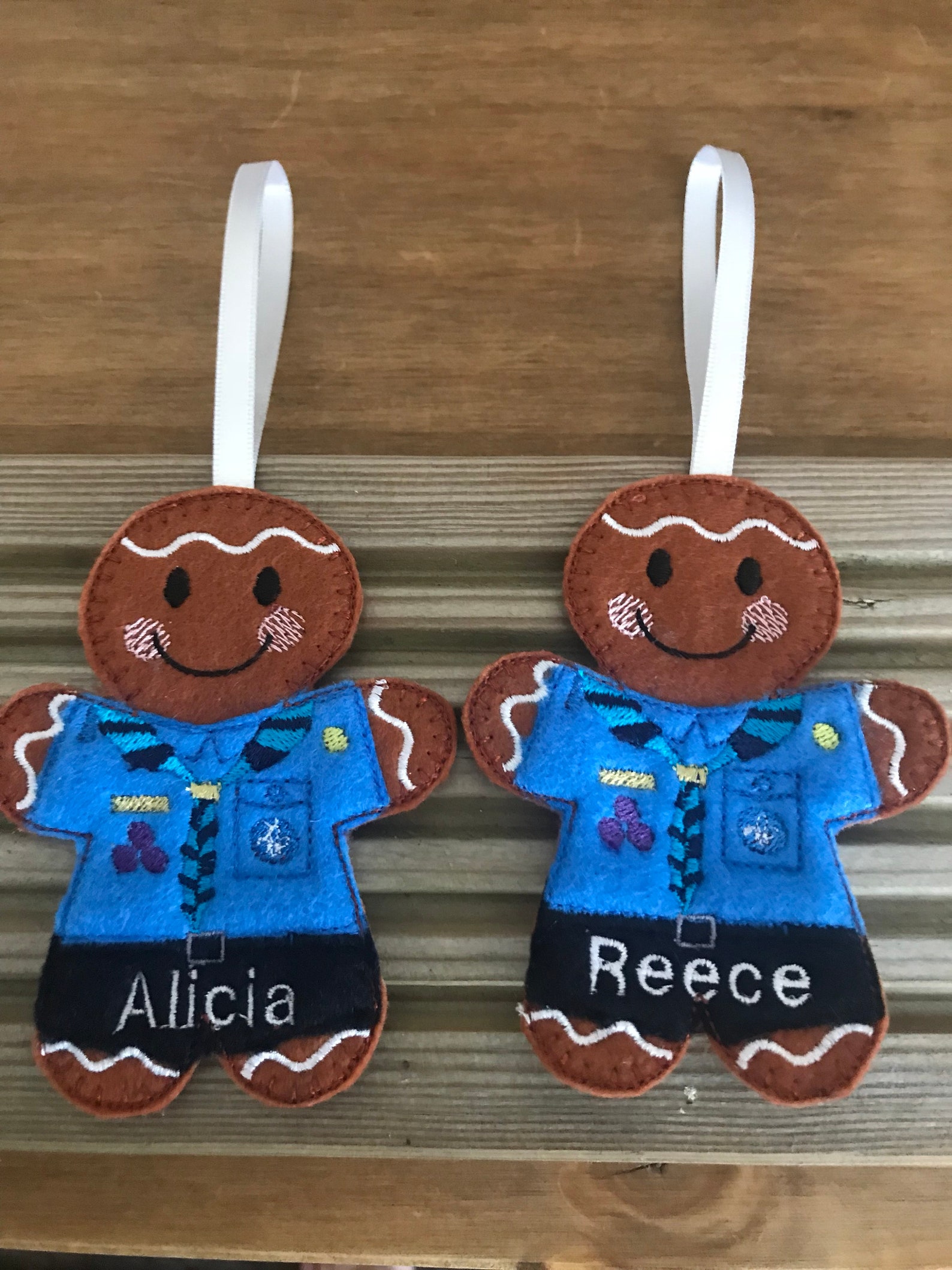 Scout Gift, Scout Leader Gift, Scout Gingerbread Man, Hanging ...