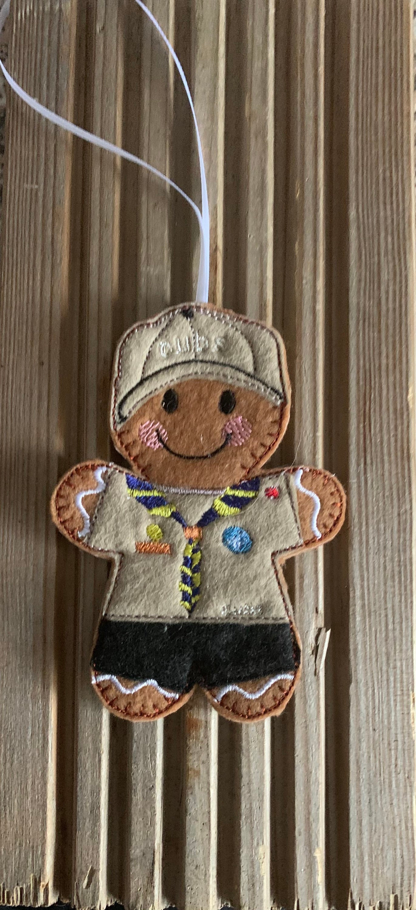 Cubs Gift Cubs Gingerbread Man Hanging Gingerbread Man - Etsy UK