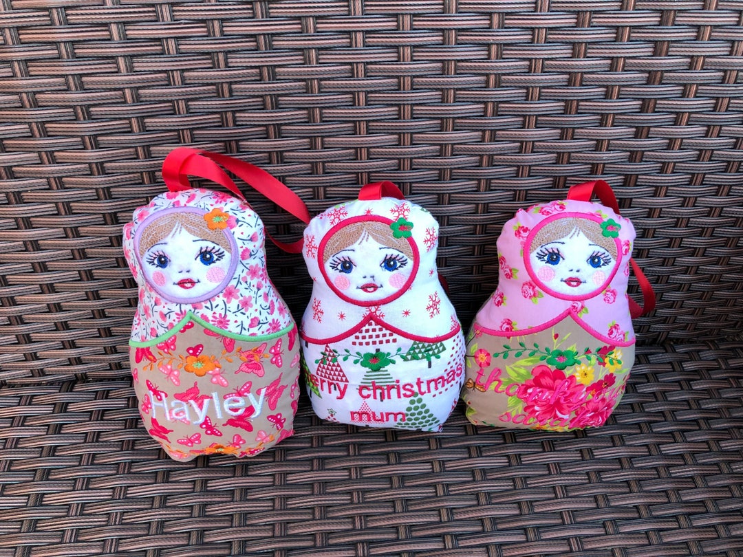 Personalised Babushka Doll, Babushka Doll, Personalised Doll, Lavender ...