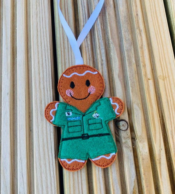 Gingerbread Paramedic Gingerbread Decoration ParamedicTree | Etsy