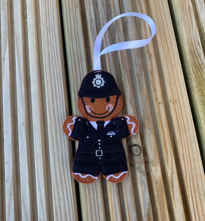 Gingerbread Policeman Gingerbread Decoration Policeman | Etsy