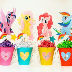 My Little Pony Centerpieces Twilight Sparkle Rainbow Dash Rarity ...