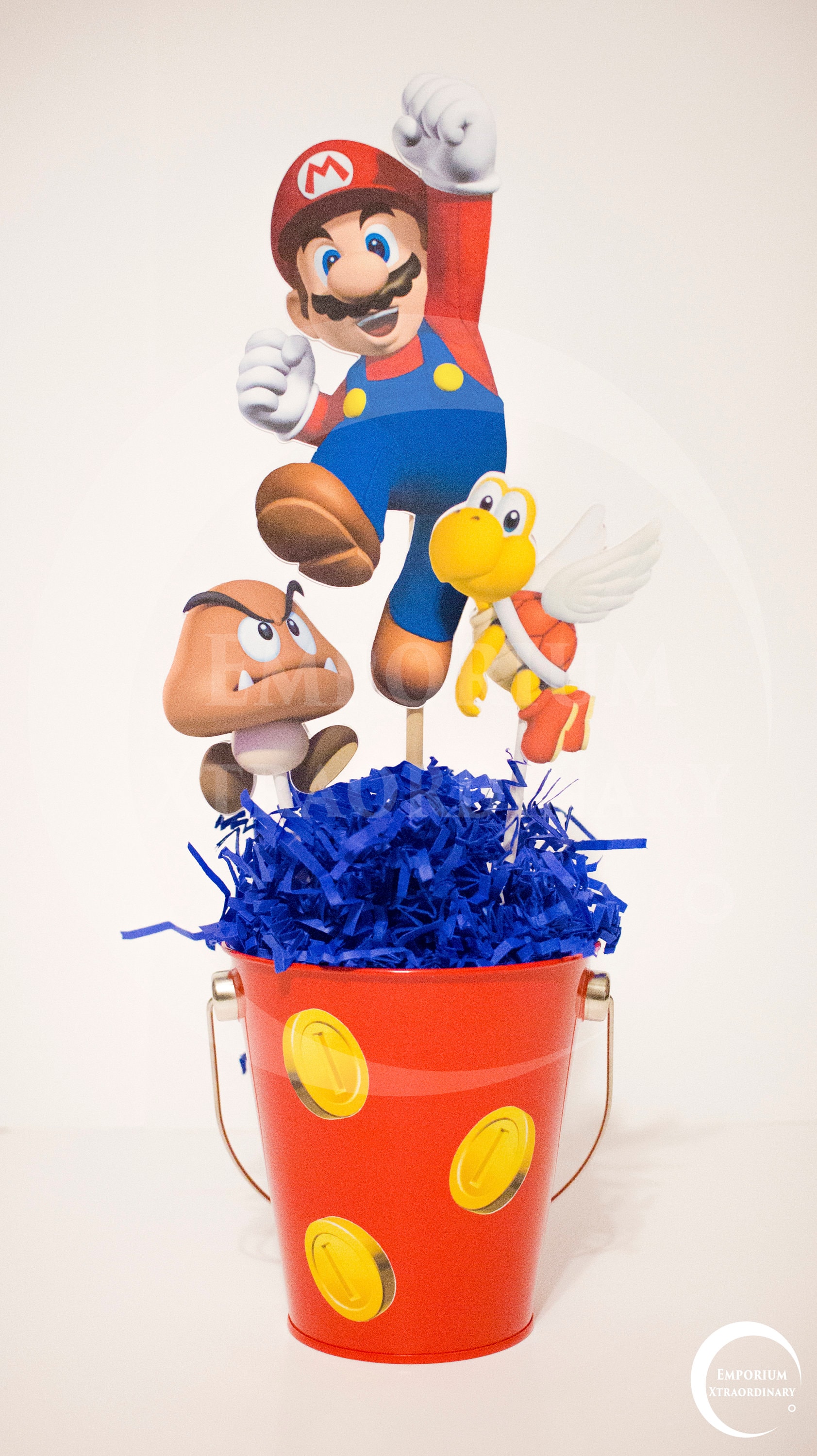 Super Mario Bros Centerpieces Table Toppers Mario Luigi Bowser Donkey ...