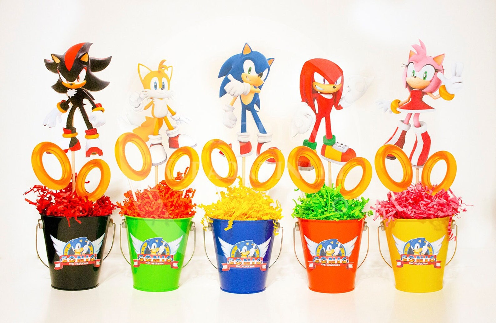 Sonic Centerpieces Table Toppers Birthday Cake Event Party Supplies ...