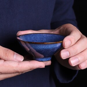 Jianzhan Porcelain Rabbit Hair tea Cup 70ml for Chinese Gongfu Tea, Tea ...