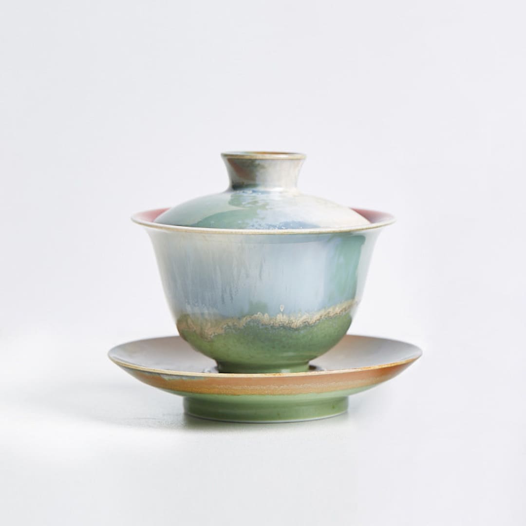 Handmade Fancy Color Glazed Porcelain gai Wan 110ml Gaiwan, for Chinese ...
