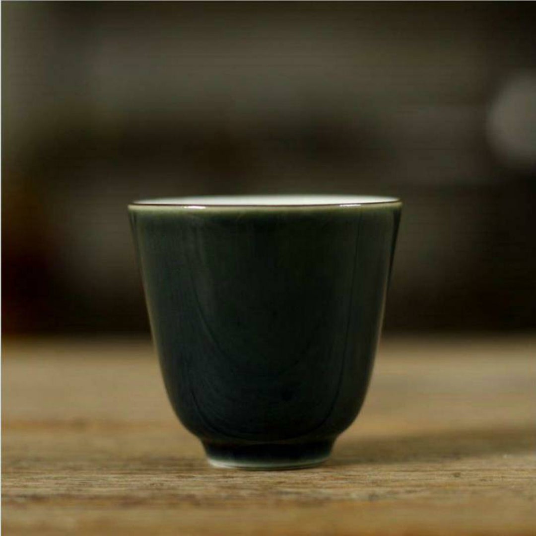 Teacup gu Lan You ancient Blue Glaze Porcelain, Tea Cups, 2 Kinds of ...