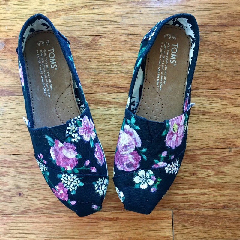 Hand Painted Toms - Etsy
