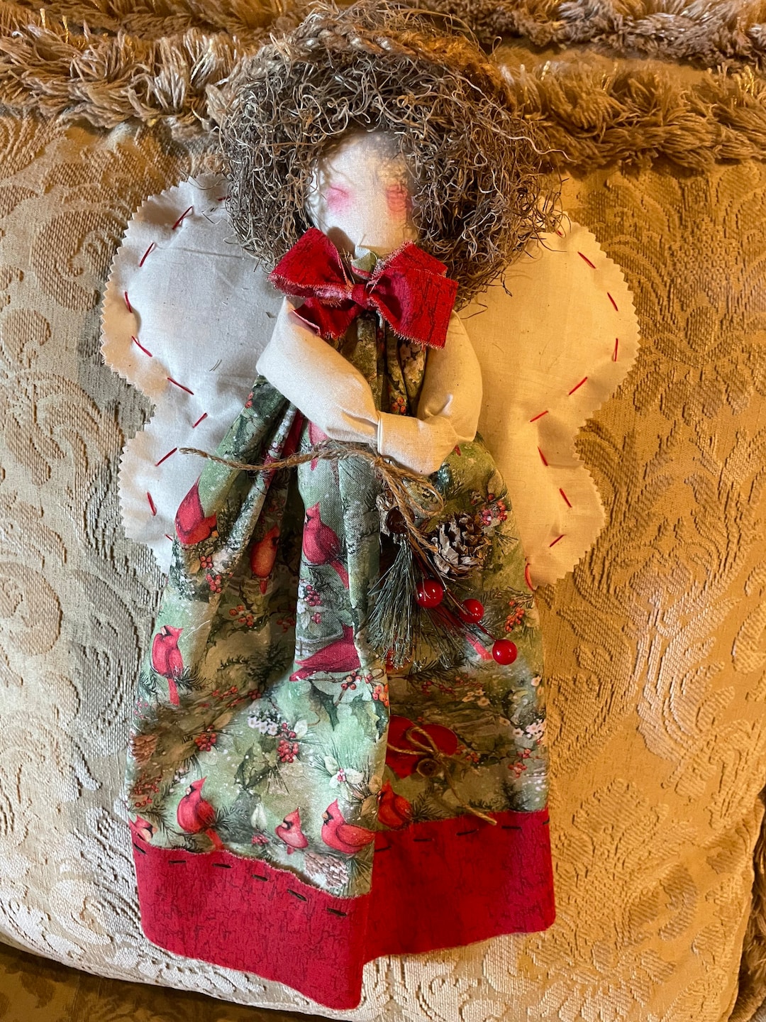 Angel Christmas Fabric - Etsy