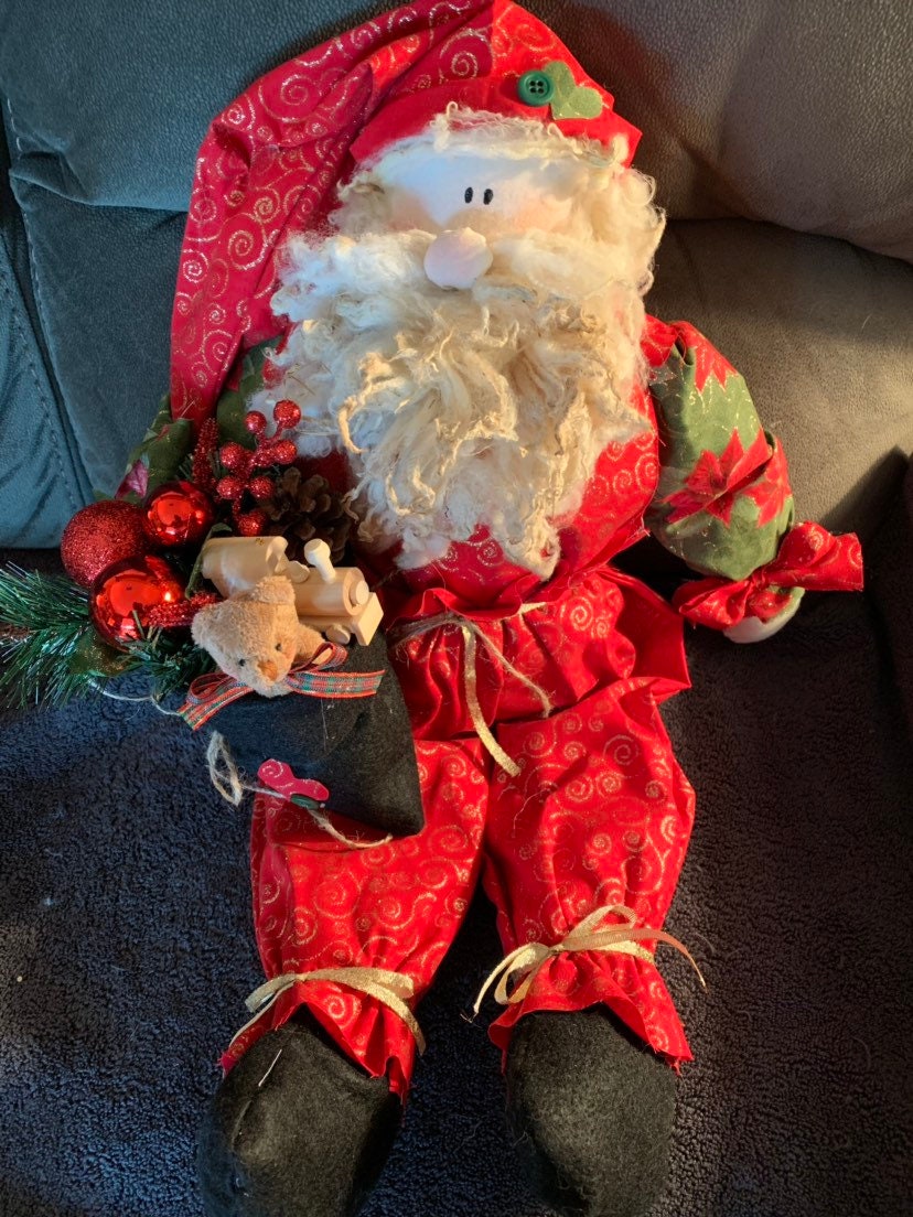 Classic Quilted Santa - Etsy