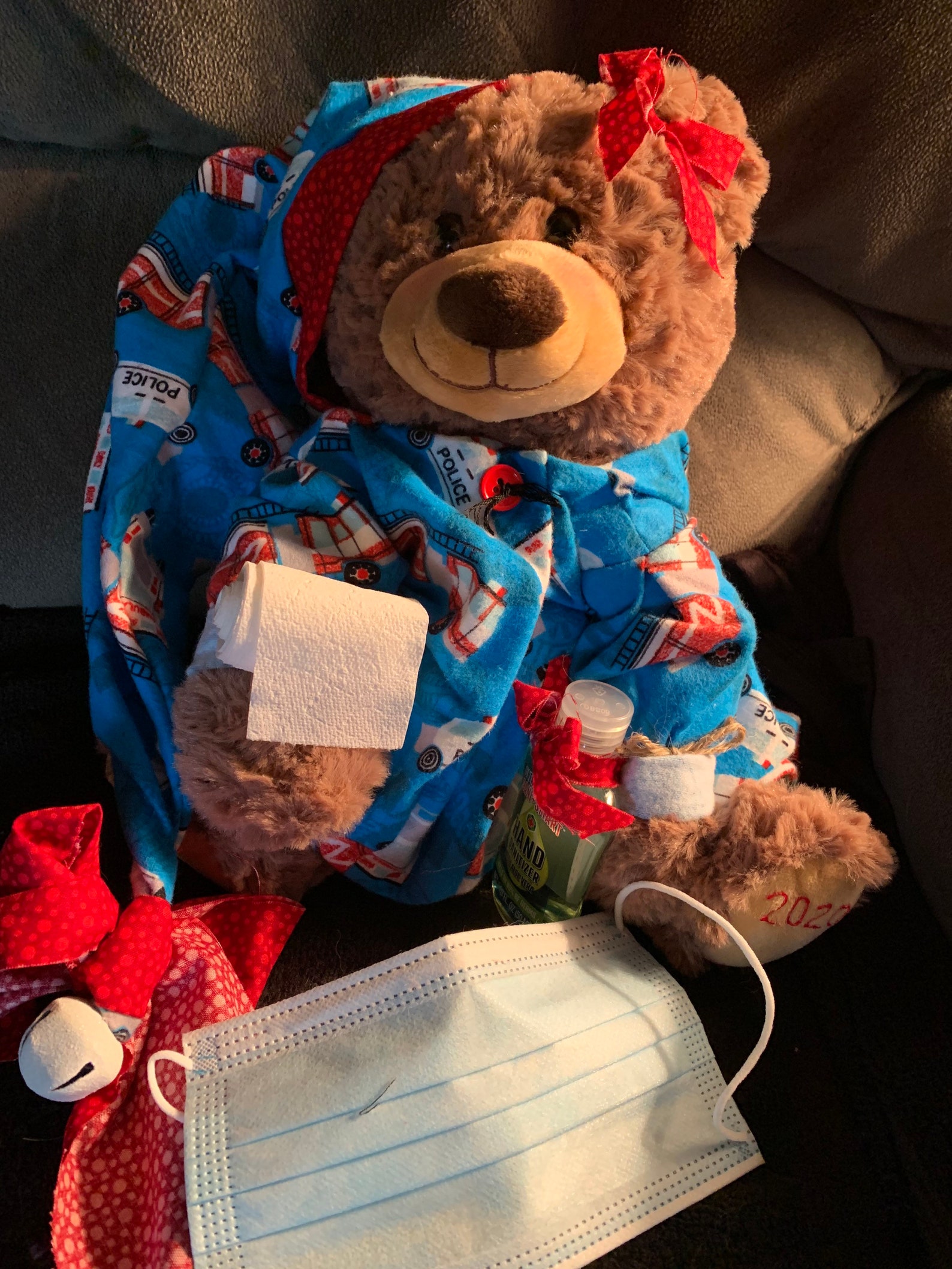 First Responders Blue Police Fireman EMT Bear - Etsy