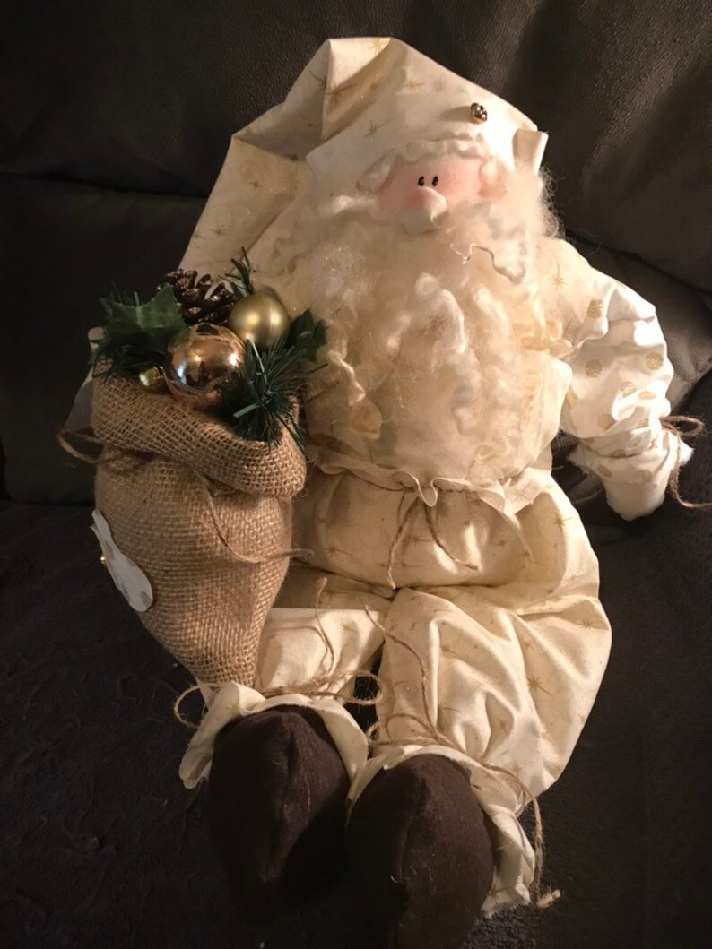 Classic Quilted Santa - Etsy