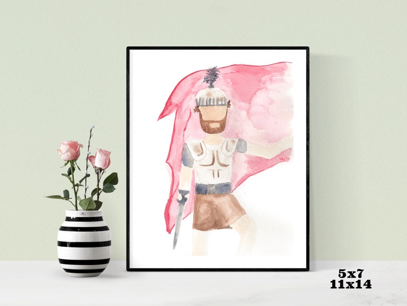Printable Captain Moroni- Scripture Hero- LDS Wall Art- Baptism Gift ...