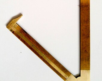 Vintage wooden ruler | Etsy