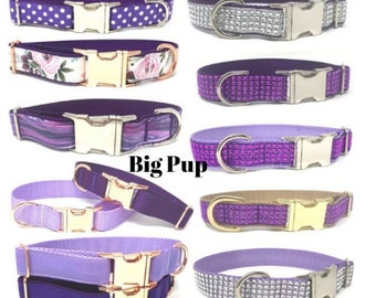 Purple Dog Collar - Etsy