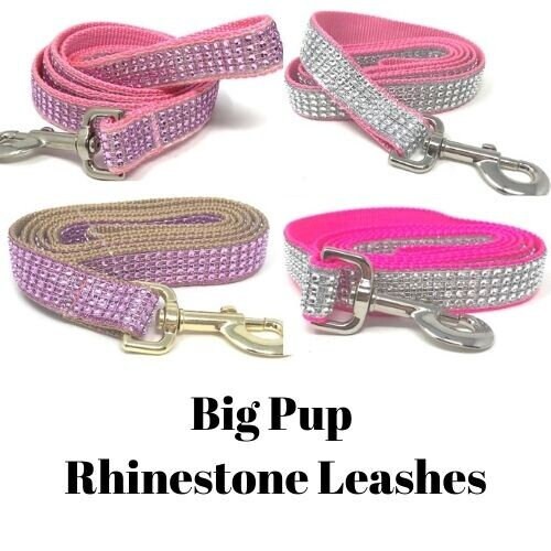Pink Rhinestone Leash Light Pink Neon Pink Hot Pink Gold | Etsy